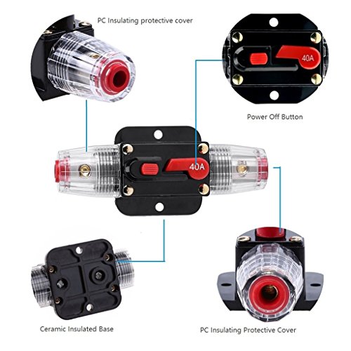Snapklik.com : STETION Car Audio 80 Amp Resettable Fuse Circuit Breaker ...