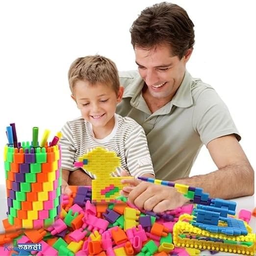 100Pcs Building Blocks/Interlocking Blocks/Play Blocks/Building Blocks ...