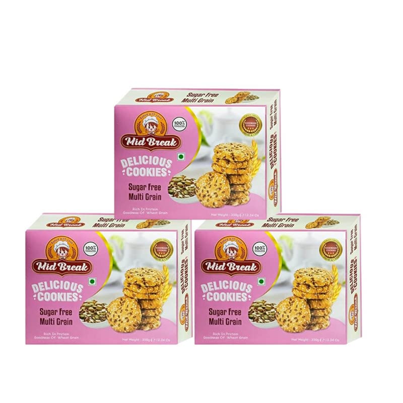 Mid Break - Sugar Free Multigrain Cookies | Multigrain Biscuits | Sugar ...