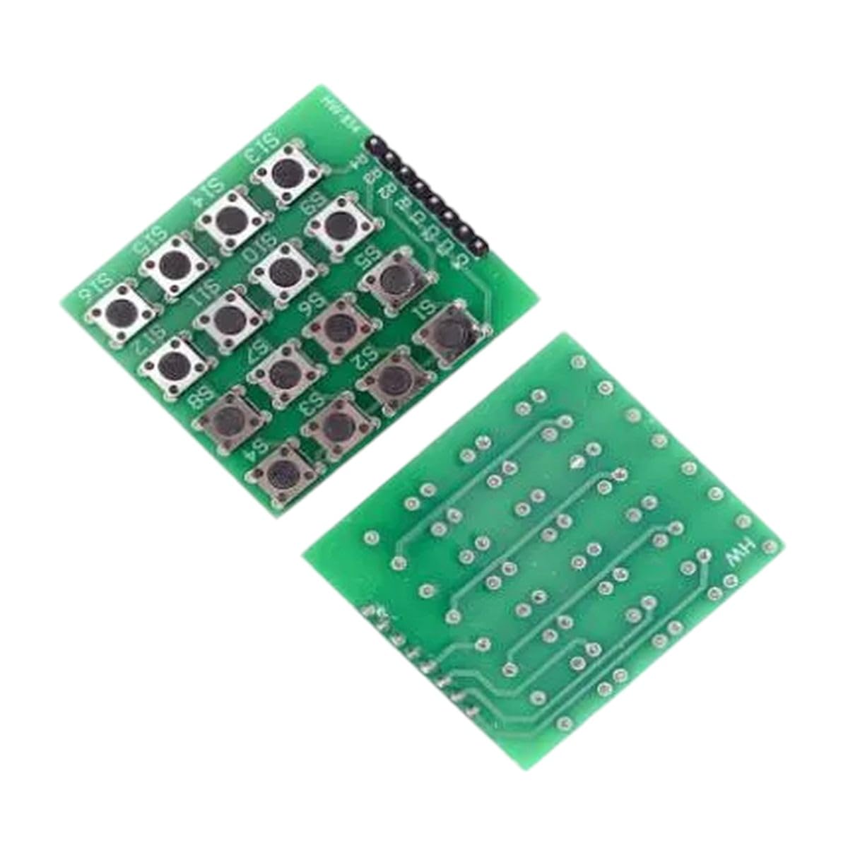 8pins 4x4 Matrix Board 16 Keypad Accessories MCU Breadboard Module In ...