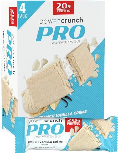 Amazon.com : Power Crunch PRO Protein Wafer Bars, High Protein Snacks ...