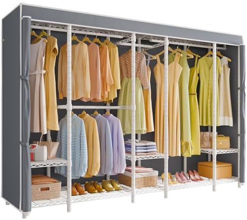 Amazon.com: VIPEK V30C Coverd Clothes Rack, Heavy Duty Clothing Rack ...