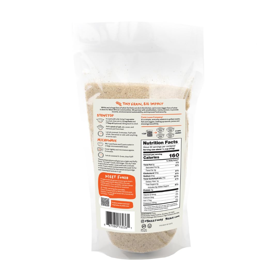 Snapklik.com : Yolele Premium Precooked Fonio African Supergrain ...