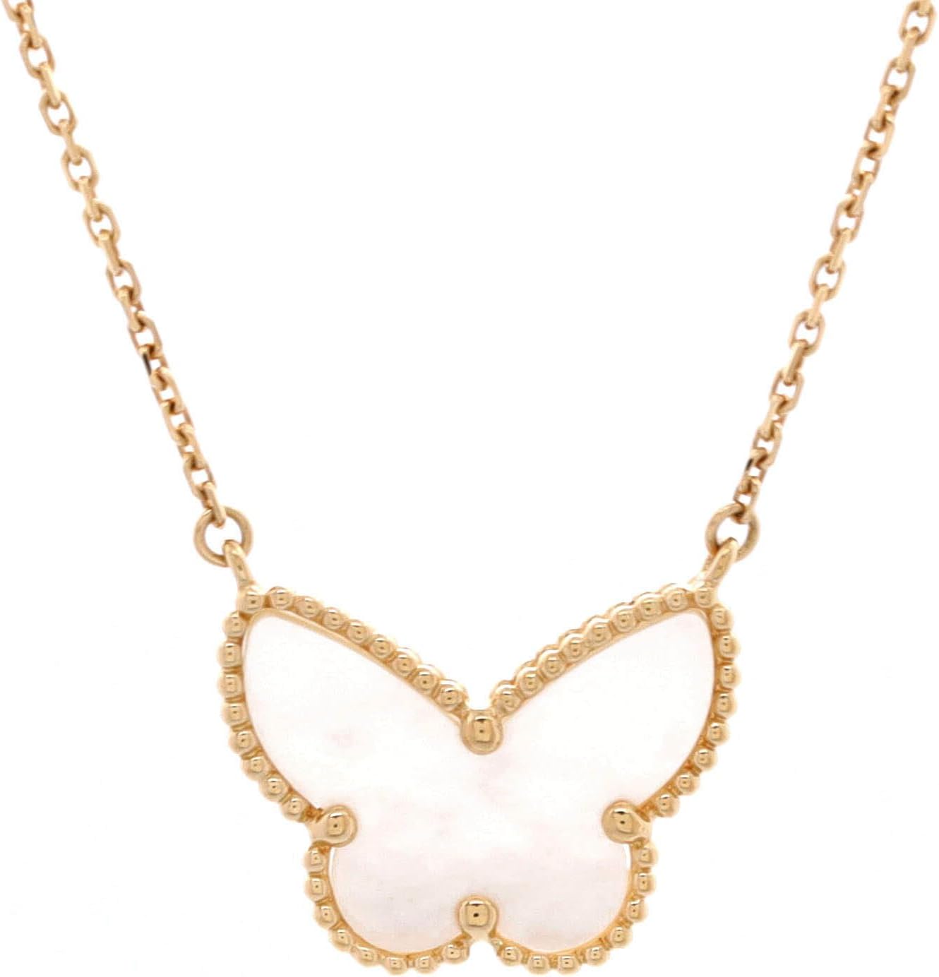 Amazon.com: Van Cleef & Arpels, Pre-Loved Lucky Alhambra Butterfly ...