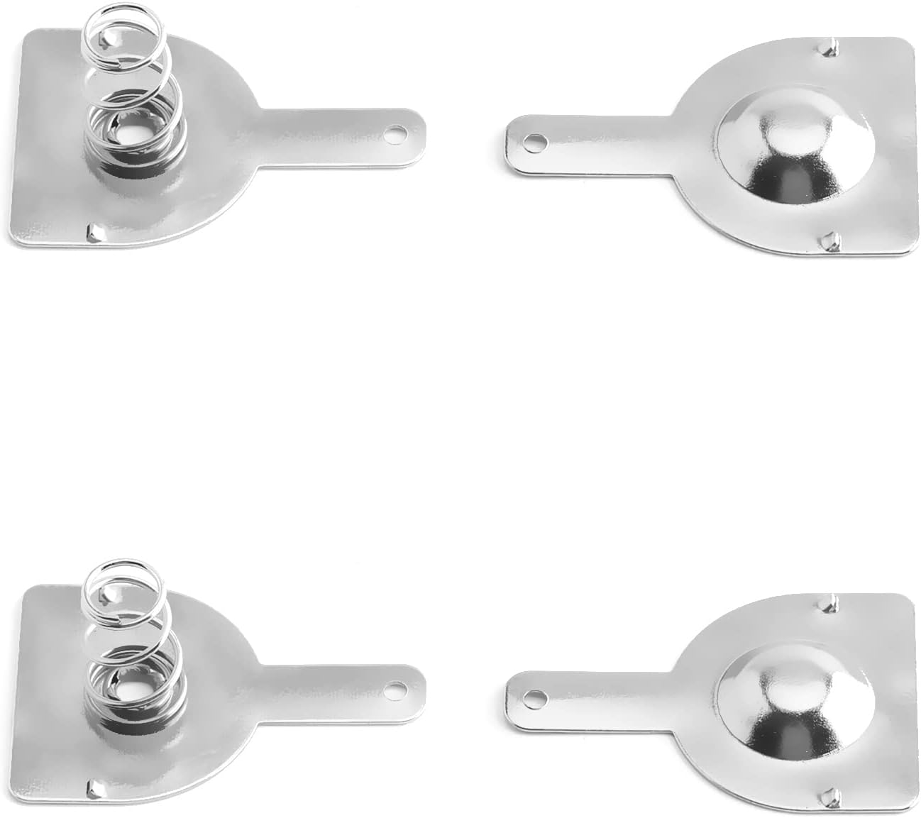 Amazon.com: Bettomshin 50Pcs 18650 Battery Spring Contact Plate, 18650 ...