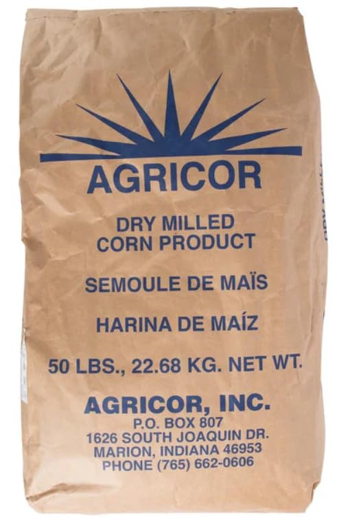 Amazon.com : Agricor Corn Flour Made From Ground Cornmeal - 50 lb ...