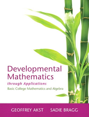 Developmental Mathematics through Applications: Basic College ...