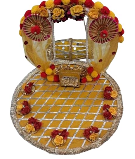 Buy Noor Fashion Home Handmade Haldi Thali Haldi Platter for Haldi ...