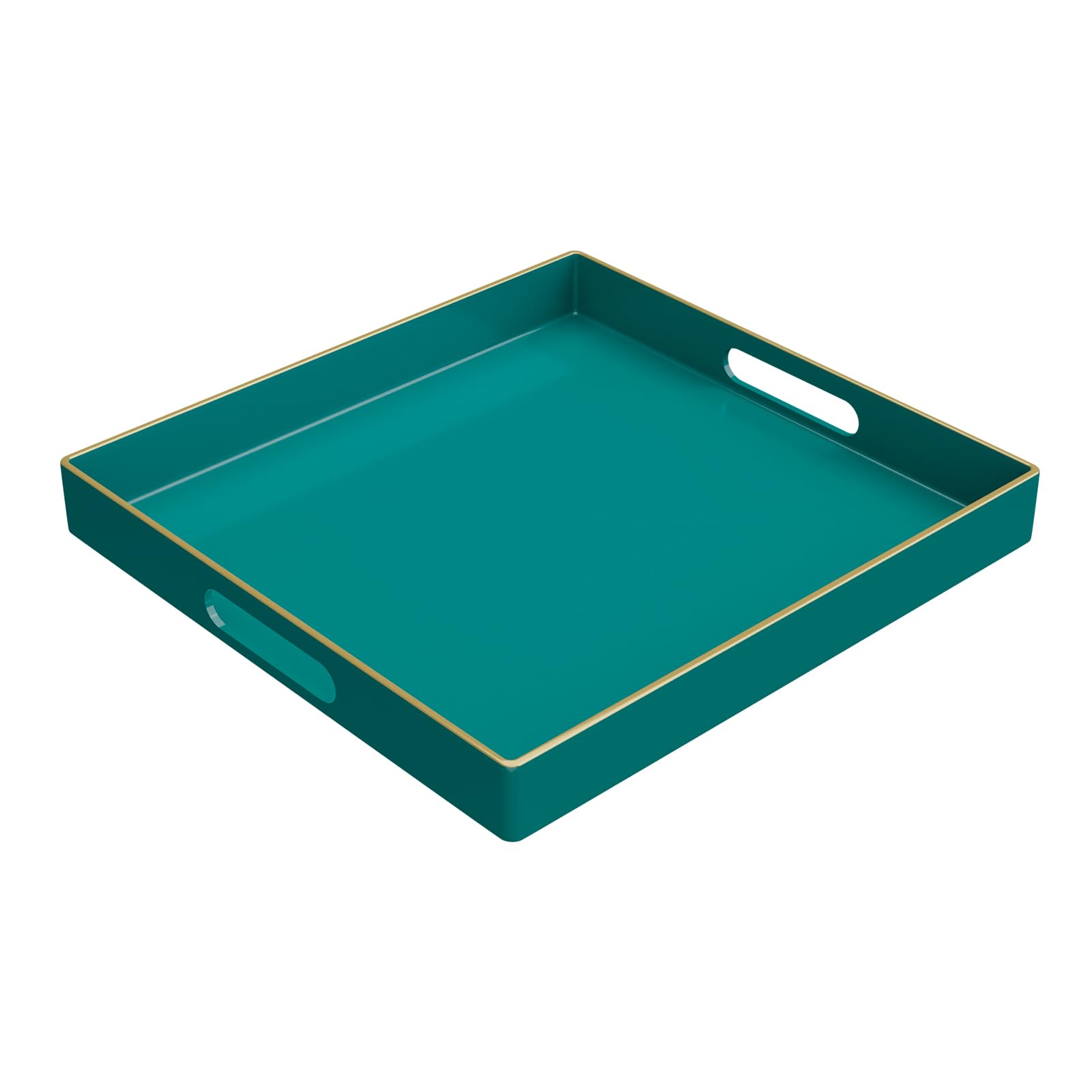 Amazon.com: MAONAME Decorative Tray, Green Serving Tray with Handles ...