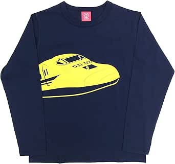 Amazon.co.jp: OJICO オジコ 長袖 Tシャツ「DOCTOR’S BAG」（ドクターズバッグ） 923 ドクターイエロー 923形 新幹線 レディース L ネイビー ...