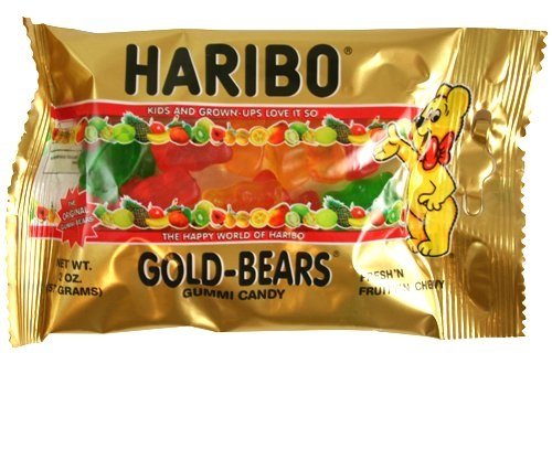 Amazon.com : Haribo Gold Bears 2oz (2 Pack) Total 48 Packs : Gummy ...