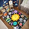 Amazon.com: kodhyvj Outer Space Rug - Cute Universe Planet Rug for Boys ...