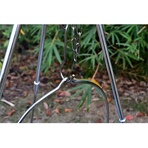 Outdoor Cooking Tripod Set Folding Campfire Grilling Grill Grate Stand ...