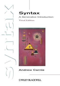 Amazon.co.jp: Syntax a Generative introduction : Carnie, Andrew: 本