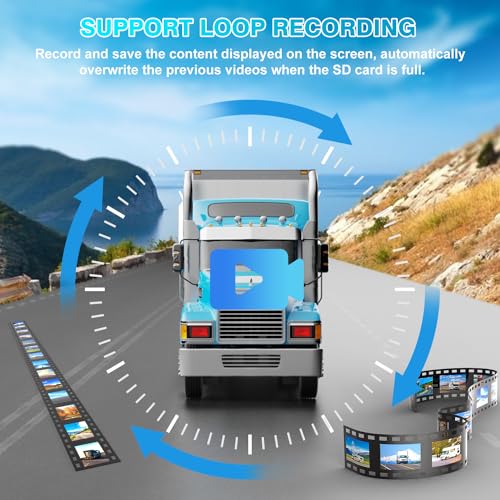 Fookoo HD 10 Wireless Backup Camera System for RV/Truck/Trailer - 1080P ...