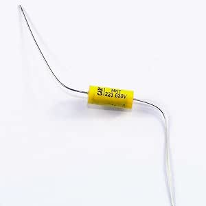 Amazon.com: Cary 10pcs Yellow Long Leads Axial Polyester Film Capacitor 0.022uf 630v for Tube ...