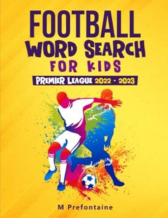 Football Word Search For Kids: Premier League 2022 - 23: Amazon.co.uk ...