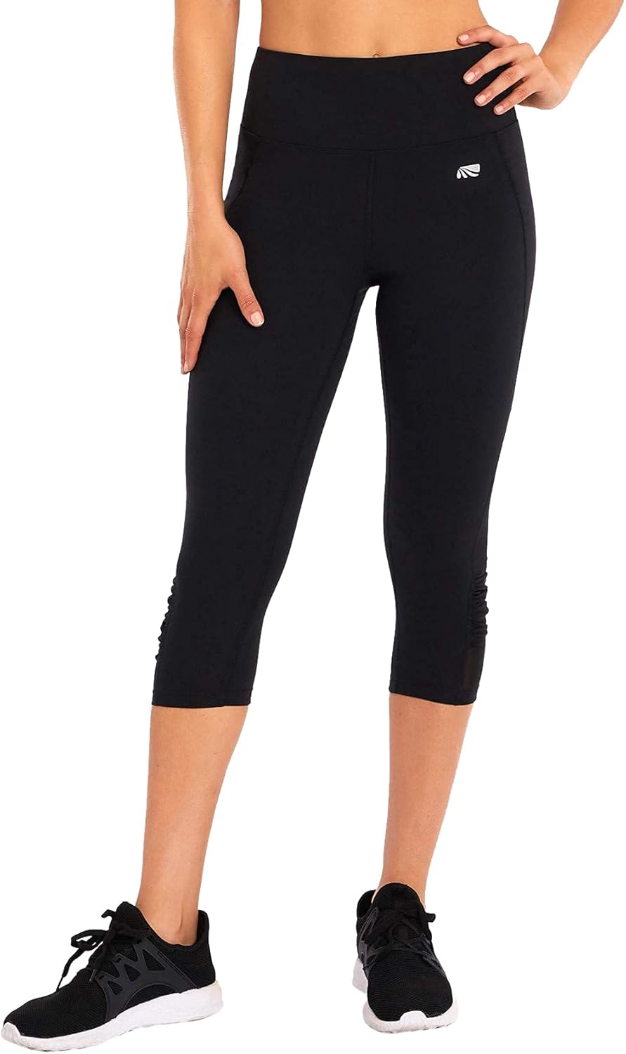 Marika Women's Carrie High Rise Tummy Control Slimming Capri, Black ...