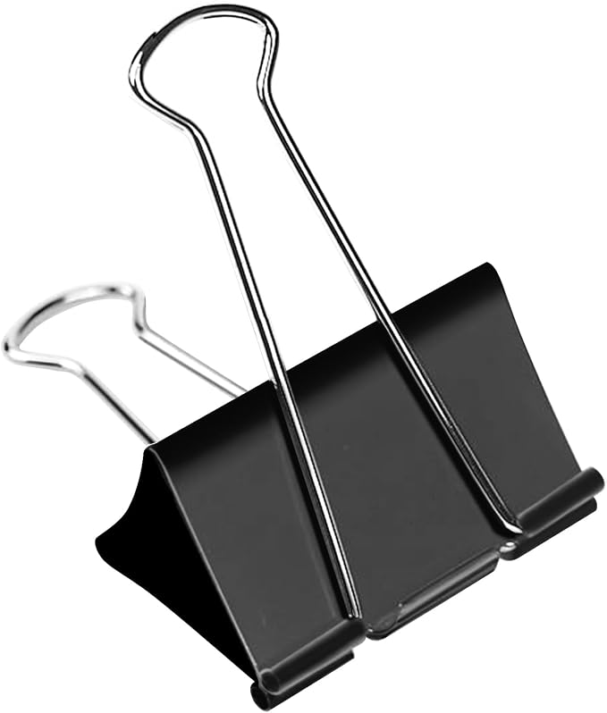 Amazon.com: AZ Shi Kong Jumbo Binder Clips 3 inch, Binder Clips Extra ...