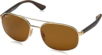Amazon.com: Ray-Ban Men's RB3593 Square Sunglasses : Clothing, Shoes ...