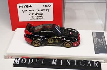 Amazon.co.jp: JPS Racing MY64 SCM 1/64 Mini Car 911 Gunther Werks GT ...