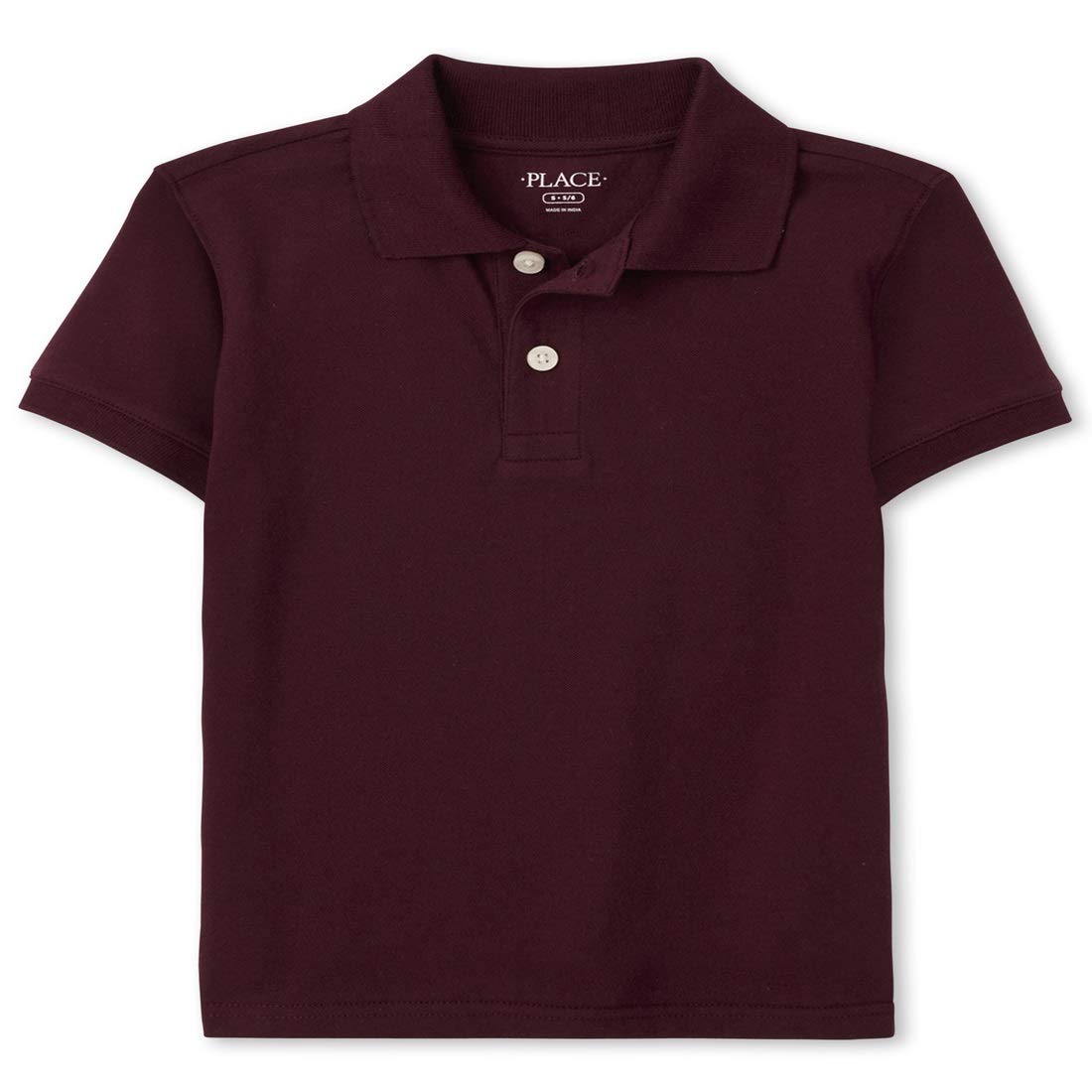 Snapklik.com : The Childrens Place Boys Uniform Pique Polo Shirt