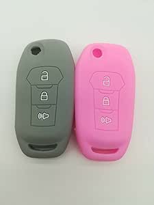 Amazon.com: CCTLKX 2pcs Silicone Fob Skin Remote Key Jacket Cover ...