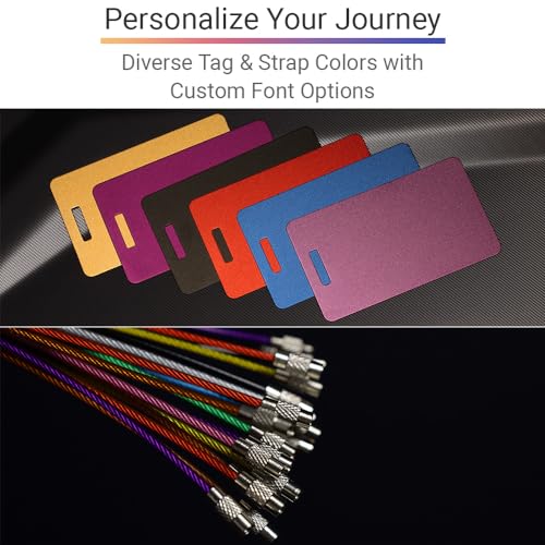 Snapklik.com : Custom Metal Luggage Tag - Laser Engraved Aluminum ...