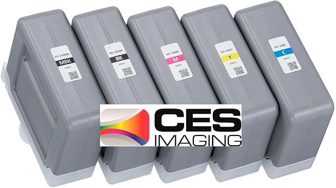 Amazon.com: Canon PFI-340 330ml Ink Tank Set PFI-340MBK PFI-340BK PFI ...