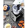 FOHERE Food Processor Multifunctional, 3-Speed Food Processor and ...