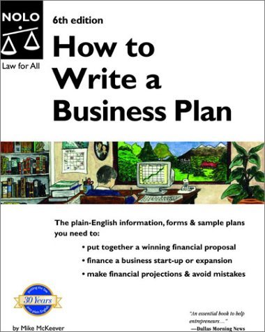 Amazon.com: How to Write a Business Plan: 9780873378635: McKeever, Mike ...