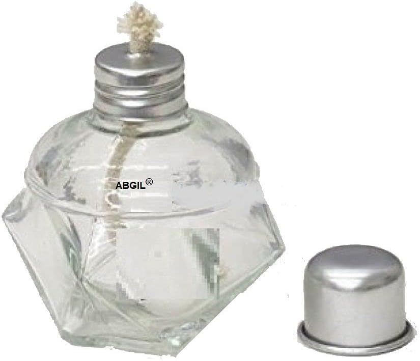 ABG Glass Hexagonal Shape Spirit LAMP for Laboratory Purpose. 125ML ...