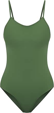 speerise Women's One Piece Swimsuit Backless Athletic Bathing Suit ...