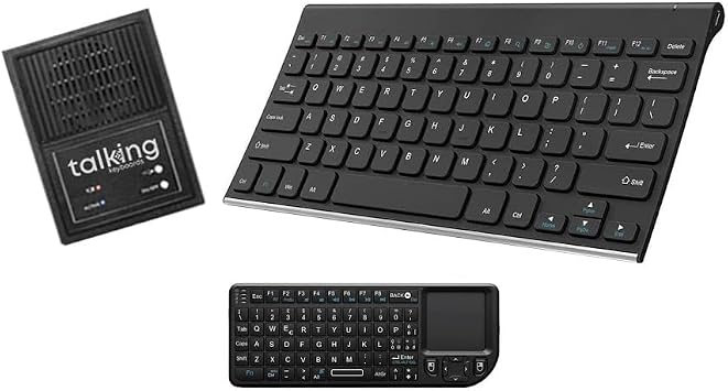 Amazon.com: Talking Keyboards Dual Keyboard - Standard & Mini Speech ...