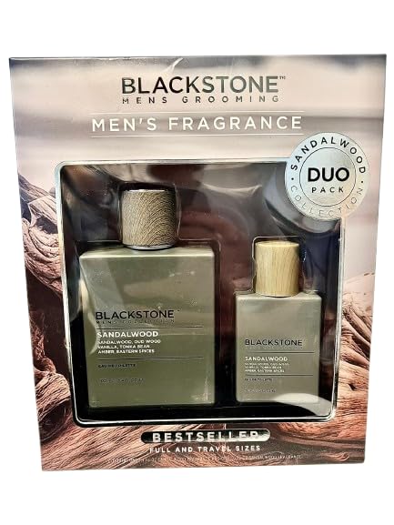 Amazon.com : Sandalwood Duo Fragance for Man by Blackstone, 4.4 FL OZ ...