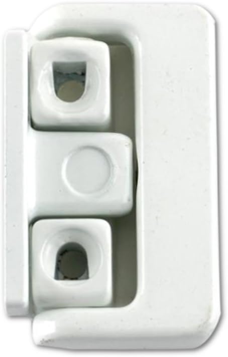 Sterling LWL101 Hinged Wooden Window Lock, White, 75 x 23 x 14 mm ...