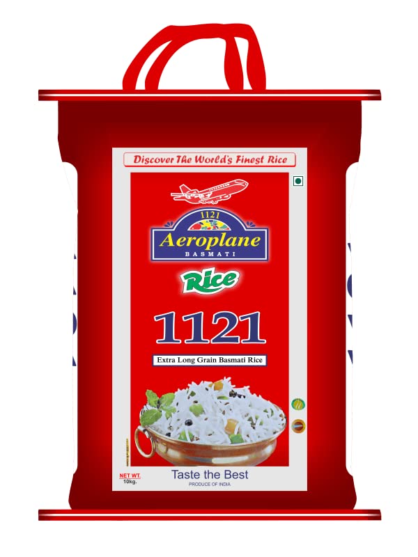 Aeroplane 1121 Extra Long Grain Rice | Perfectly Aged | Long Grain with ...