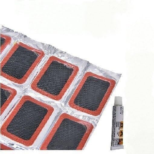 EuroMarksGlobal 48x Rubber Puncture Patch Bicycle Bike Tire Tyre Tube ...