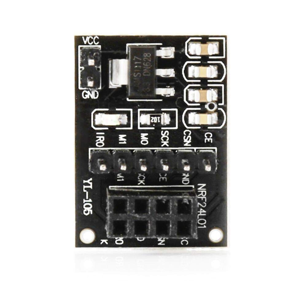 Buy DAOKI 5Pcs NRF24L01 Adapter Module NRF24L01+ 8 Pin Socket Breakout ...
