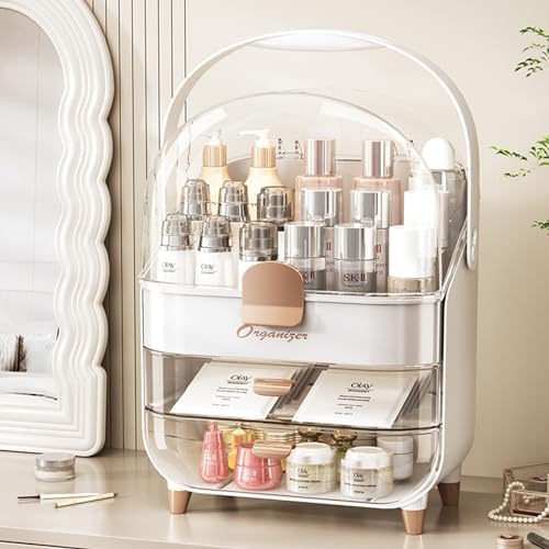 Amazon.com: Luxury Cosmetic Beauty and Makeup Organizer and Storage ...