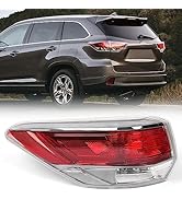 Amazon.com: Huray Right Outer Tail Light Fit for Jeep Compass 2017-2021 ...
