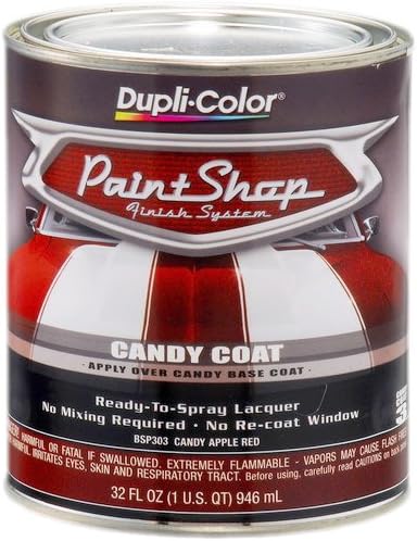 Amazon.com: Dupli-Color BSP303 Candy Apple Red Paint Shop Finish System ...