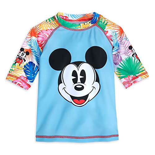Buy Disney Mickey Mouse Rash Guard for Boys, Multicolored, 5-6 Years at ...