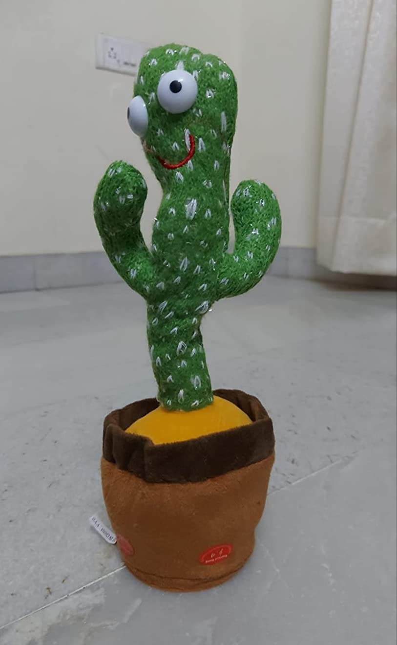 Kenway Talking Walking Dancing Repeating Singing Wiggle Cactus Plant ...