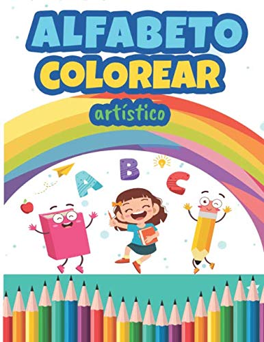 Amazon.com: Alfabeto Colorear Artístico: Libro de Colorear para Niños ...