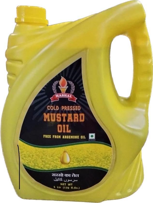 Amazon.com : Mashal Mustard Oil 5 Ltr : Grocery & Gourmet Food