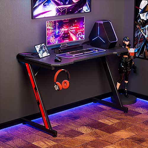 Snapklik.com : Greesum Gaming Desk 44 Inch Home Office Computer Table