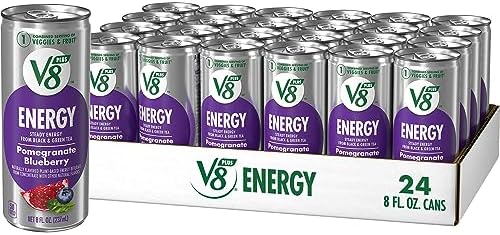 Amazon.com: V8 +ENERGY Pomegranate Blueberry Energy Drink, Made With ...
