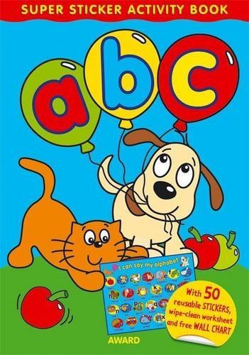 Super Sticker Activity Book - ABC: With 50 Reusable Stickers, Wipe ...