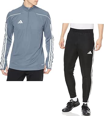 Amazon | 【上下セット】adidas（アディダス）31 TIRO23 L トレーニング上下セット チームオニックス×ブラック ...